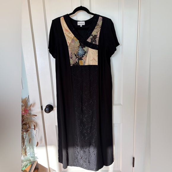 Aimee D | Dresses | Vintage 9s Aimee D Maxi Dress | Poshmark